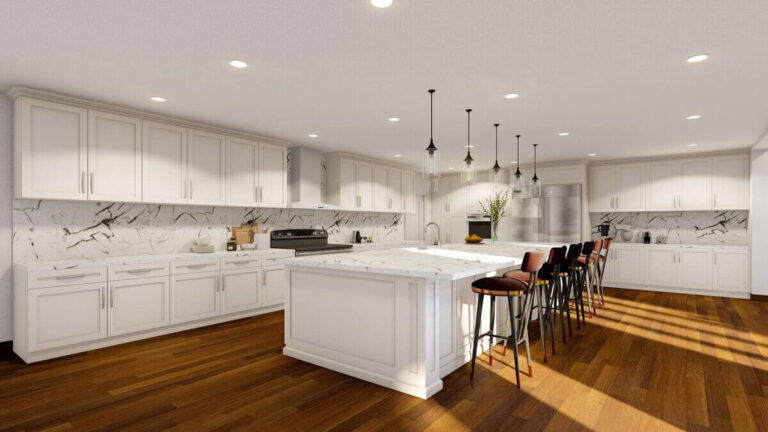 Single-Story, 4-Bedroom European-Style Home With 4-Car Garage & Motor ...