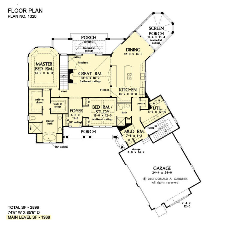 4-Bedroom The Butler Ridge: Craftsman Design With A Hillside-Walkout ...