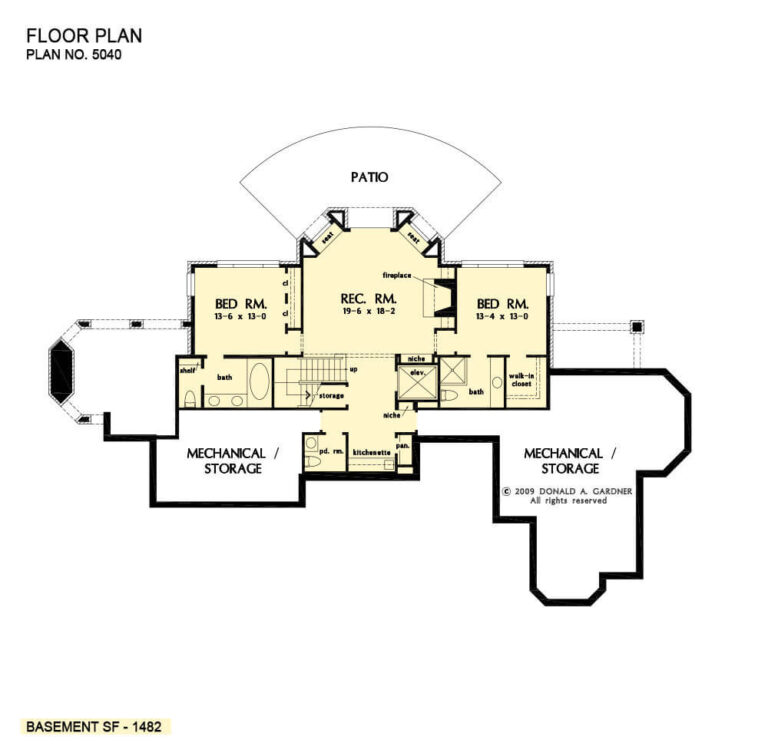 Double-Story, 4-Bedroom The Monarch Manor (Floor Plan)