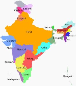 India's First Language Map: A Colorful Journey Through The Subcontinent ...