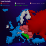 Iron Curtain Map