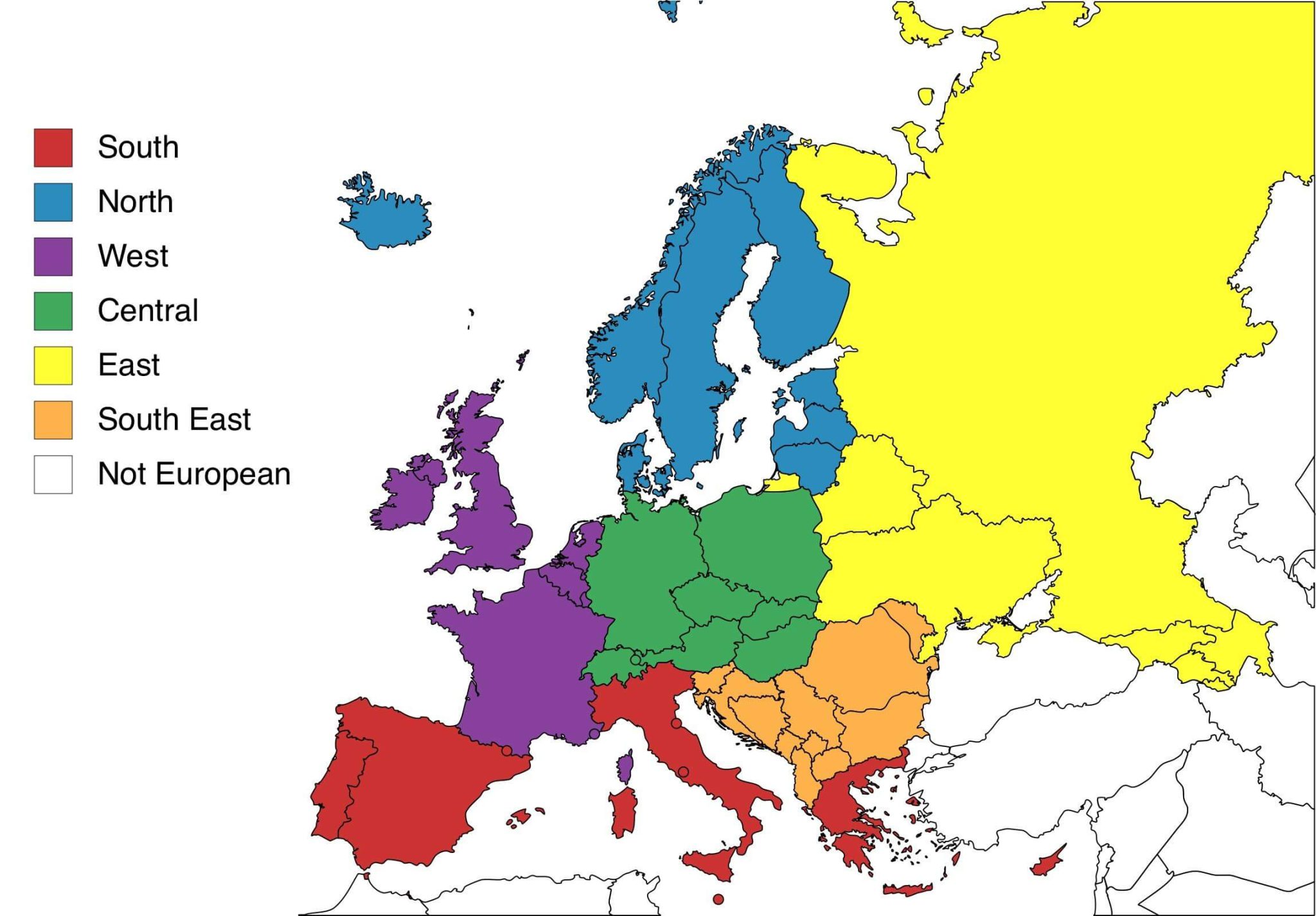 Regions Of Europe: Continent Map & Geography