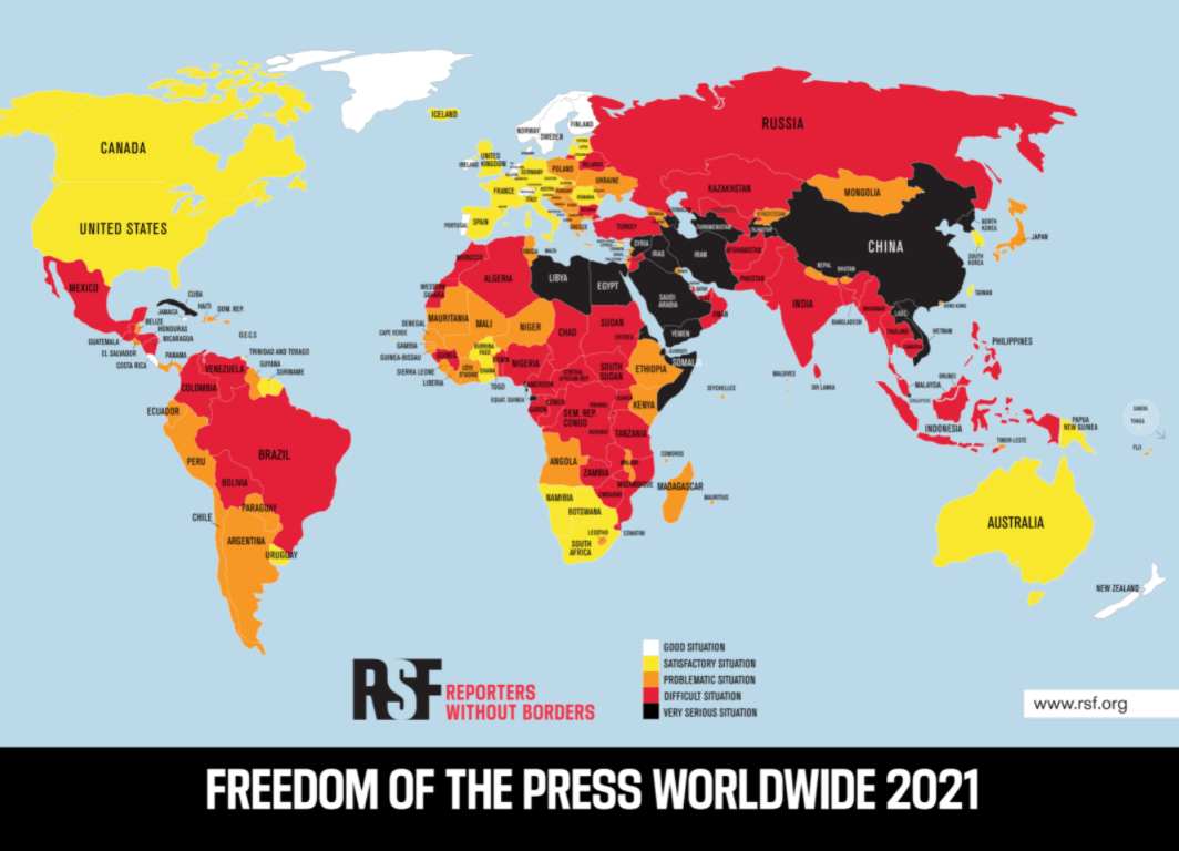 World Press Freedom Map